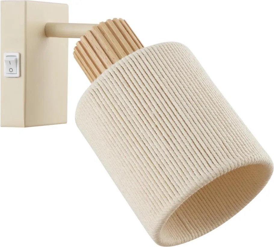 Brilliant - Nástěnné bodové svítidlo ARLO 1xE27/20W/230V krémová