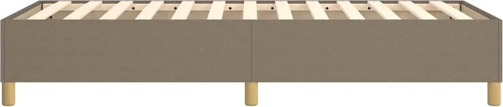 Rám postele s boxspringem taupe 90x190 cm textil 3120925