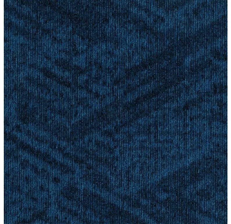 Contour kobercové čtverce VIEW 575 modrá