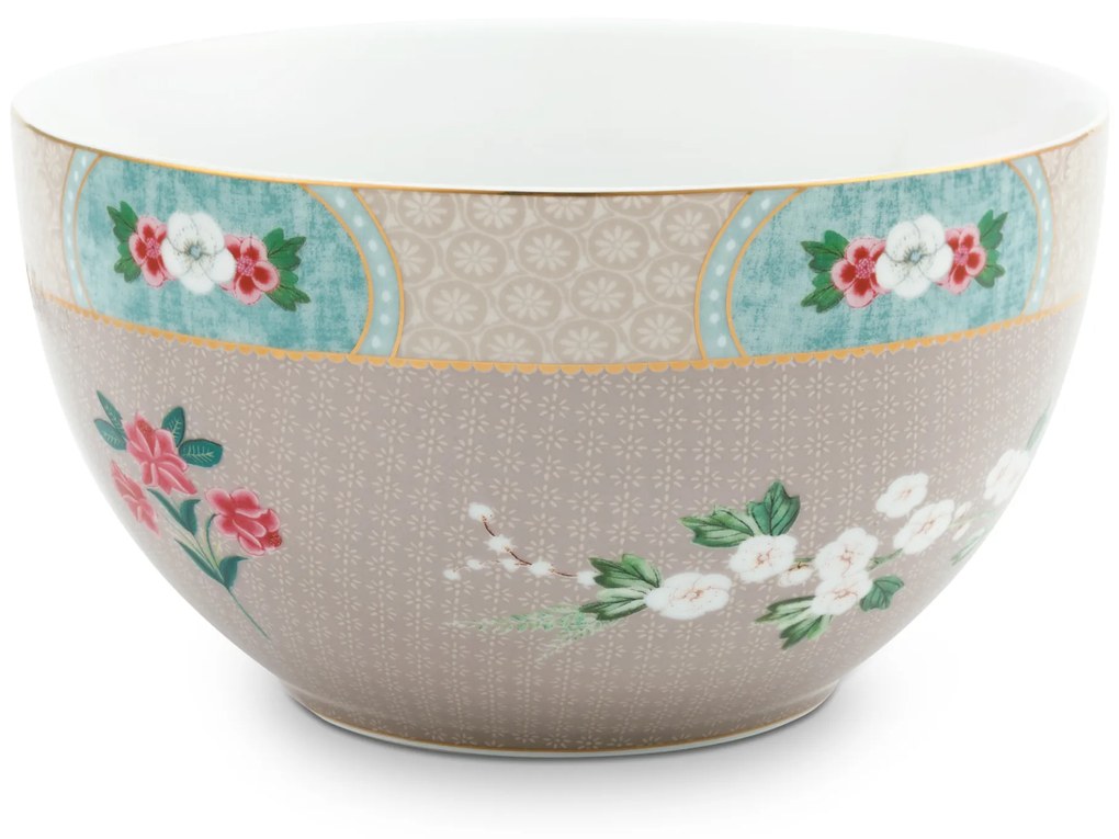 Pip Studio Blushing Birds miska Ø18cm, khaki