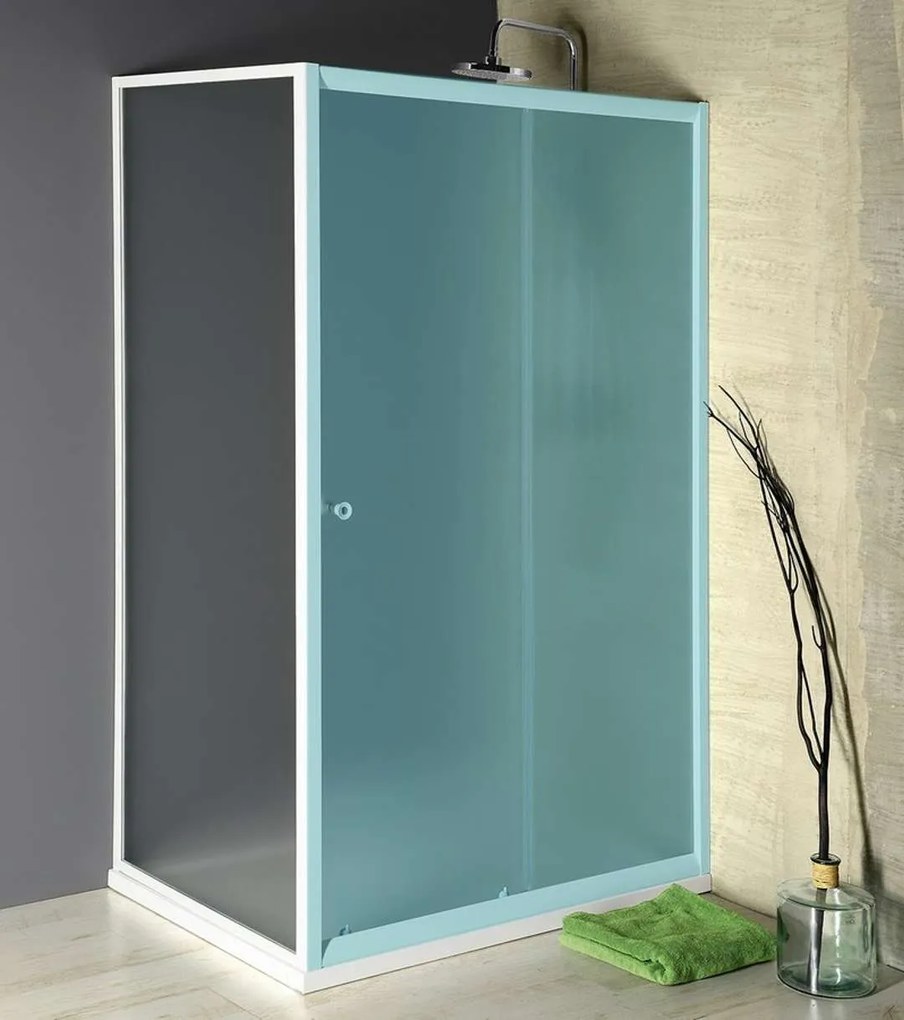 Aqualine - Boční stěna Amadeo 90 cm, matné sklo BTP90