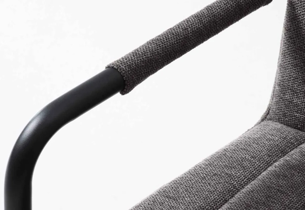 Designová židle Mahima tmavě šedá