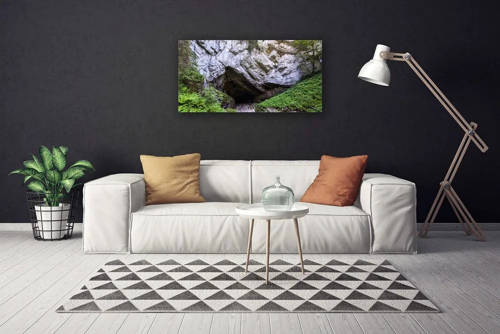 Obraz na plátně Hora Jeskyně Příroda 100x50 cm