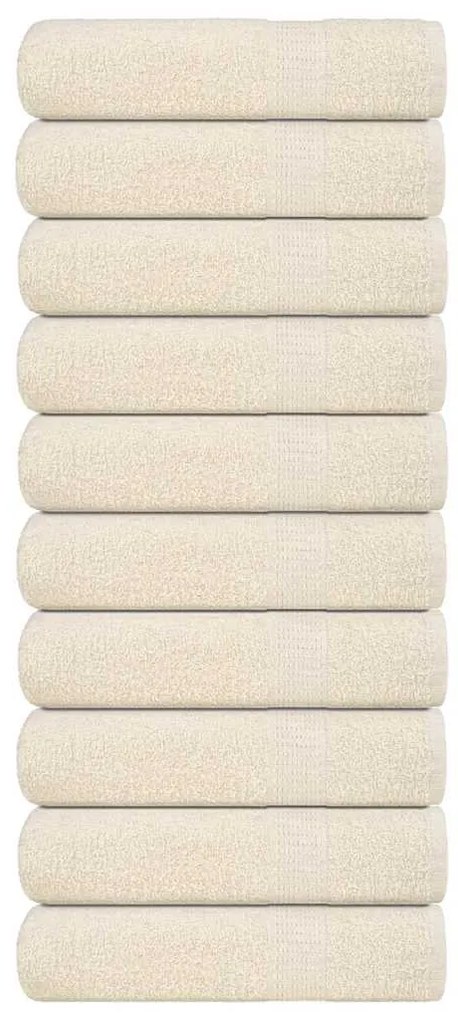 Ručníky FROGN 10 ks krémové 50x100 cm 360 g/m² 137000