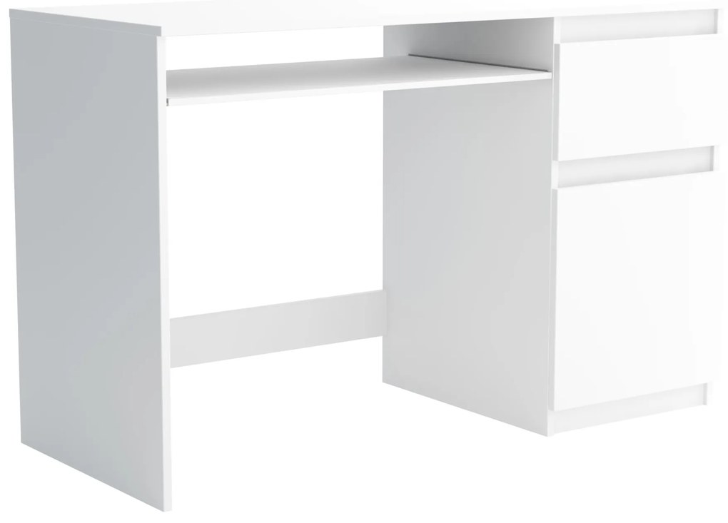 Školní počítačový stůl 120 cm REMO1 Bílý