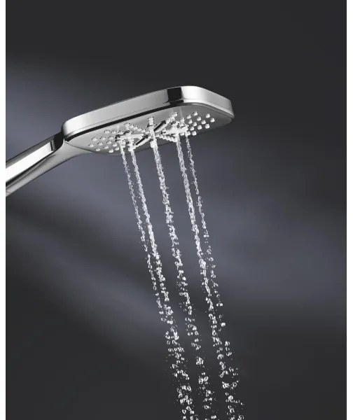 GROHE 26550000 - Ruční sprcha RAINSHOWER SMARTACTIVE 130 CUBE lesklý chrom