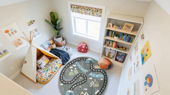 Dětský koberec Lima E182A šedý