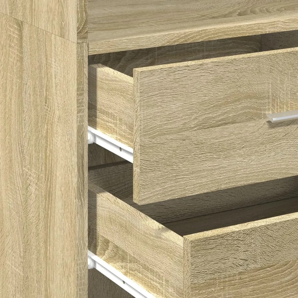 Skříň highboard dub sonoma 45 x 42,5 x 185 cm kompozitní dřevo 3281450
