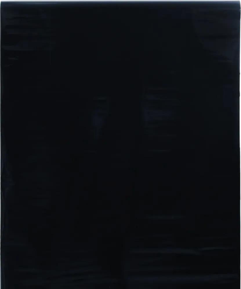 vidaXL Okenní fólie statická matná černá 60 x 2 000 cm PVC [155834]