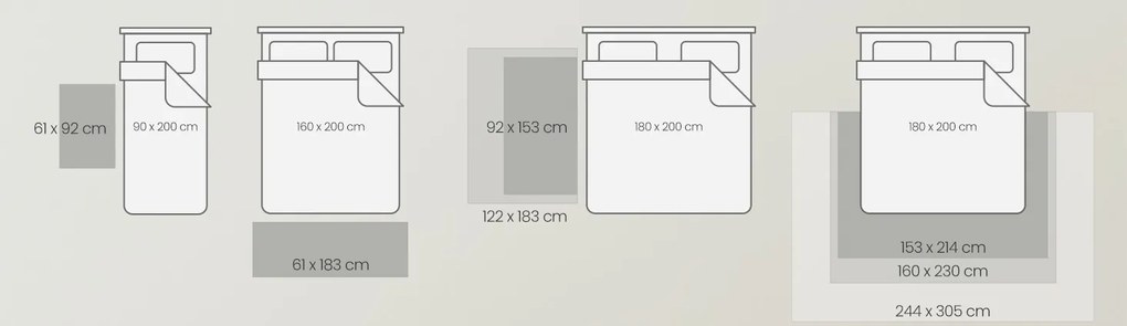 Obdélníkový koberec FALCON 92x153 cm modrý