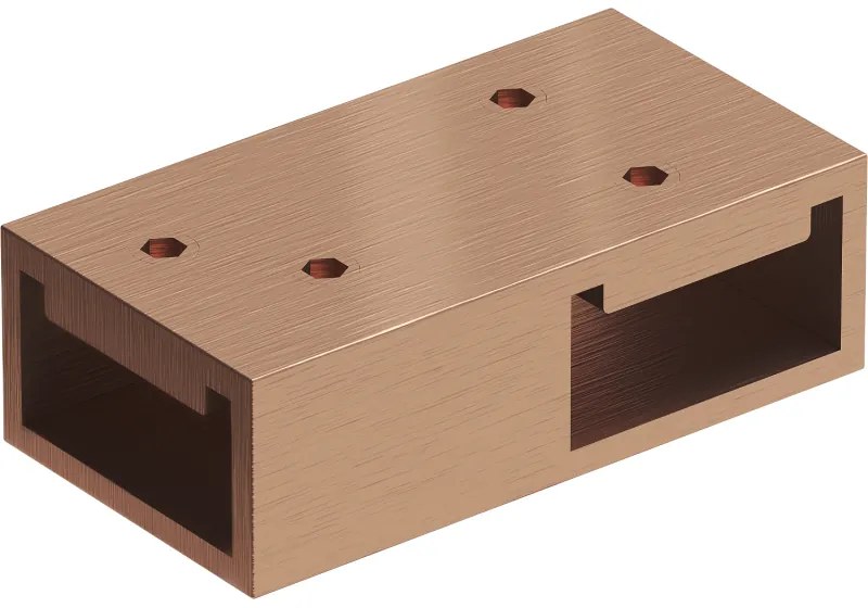 Mexen T spoj pro Kioto WALK-IN sprchové stěny 8mm, měděná matná, 800-09-65