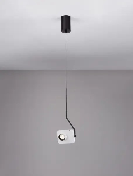 LED stmívatelný bílý moderní lustr Kedros