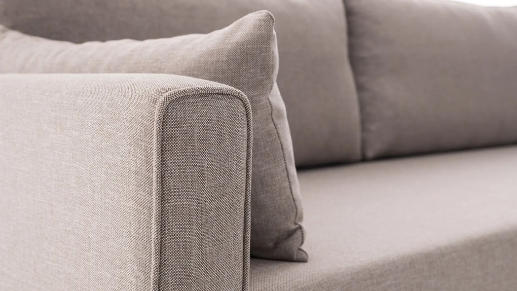 Hanah Home Designová pohovka BELLA krémová pravá 275 cm 825BLC1513