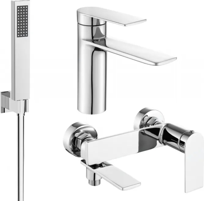 Mexen Zero R02 koupelnová sada, chrom - 71103R02-00
