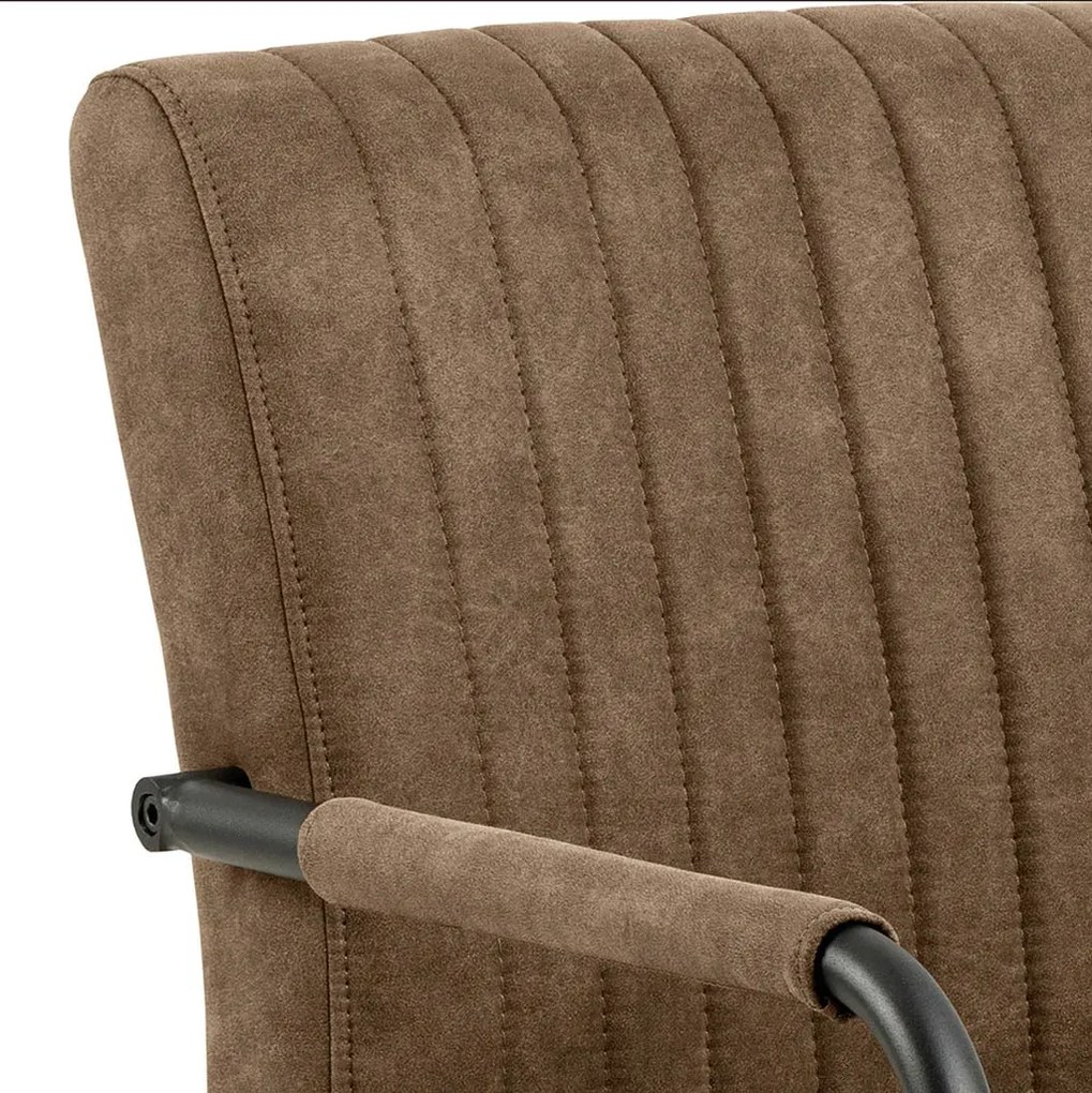 Designová jídelní židle ADELE II hnědá/černá