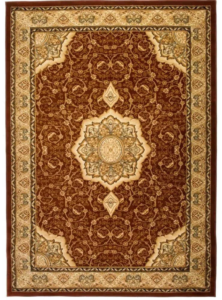 *Kusový koberec klasický vzor 2 hnědý, Velikosti 300x400cm