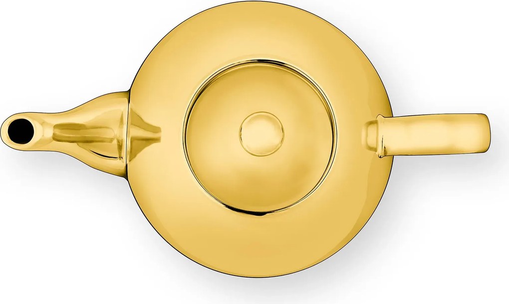 vtwonen Gold čajová konvice 1800 ml - zlatá (Luxusní čajová konvice ve zlaté barvě)