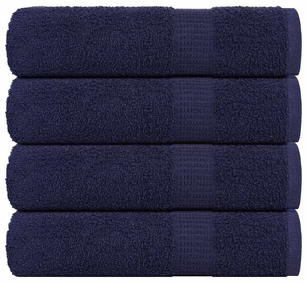 Ručníky FROGN 4 ks tmavě modré 100x150 cm 360 g/m² 136789
