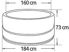 NETSPA Mobilní vířivka SPECIAL SET VITA PREMIUM (1100L)