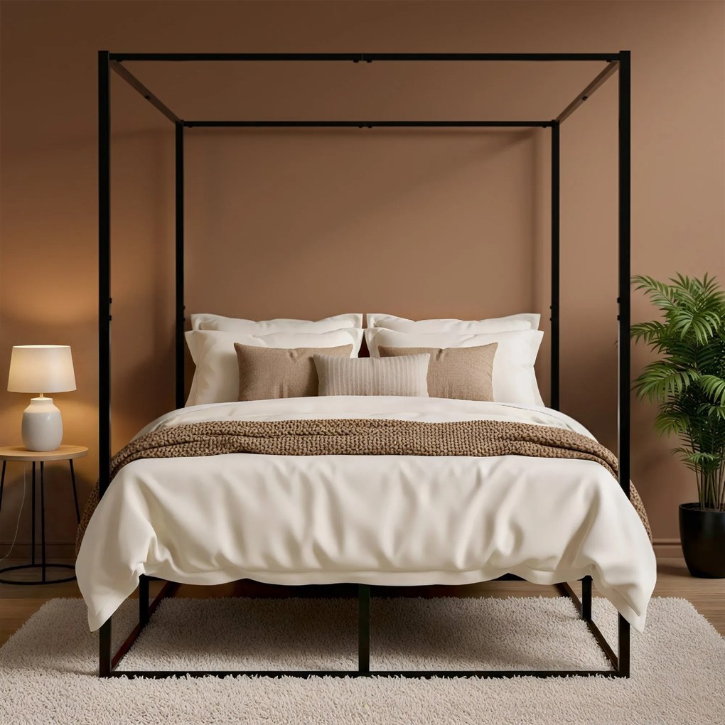 Postel s nebesy Batoni 140x200 – černá