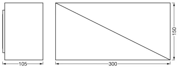 Ledvance - LED Stmívatelné nástěnné svítidlo SMART+ SWAN LED/23W/230V Wi-Fi