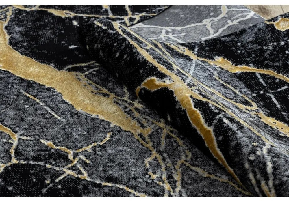 Kusový koberec Mramor černý 280x370cm