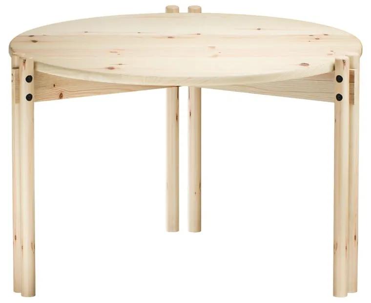 Kulatý konferenční stolek z borovicového dřeva v přírodní barvě ø 60 cm Sticks – Karup Design