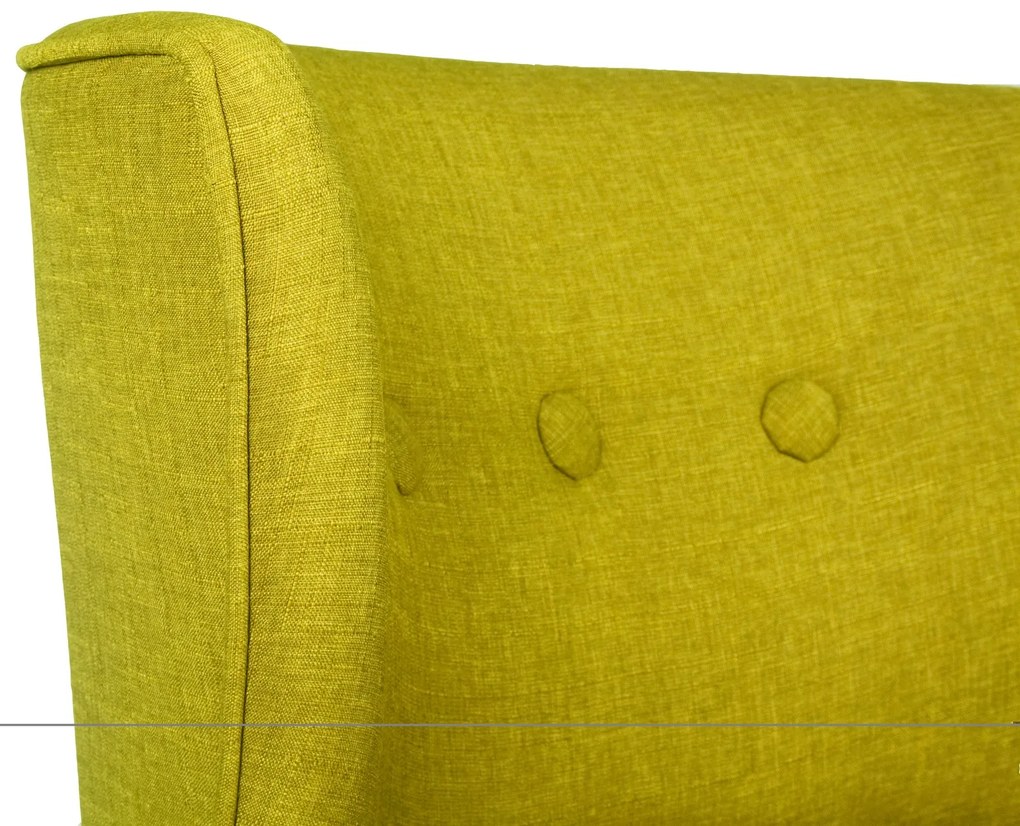 Atelier del Sofa Křeslo Bienville - Peanut Green, Zelená