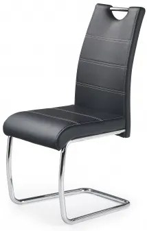 K211 - Jídelní židle (černá, stříbrná)
