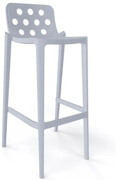GABER - Barová židle ISIDORO 66 - nízká, šedá