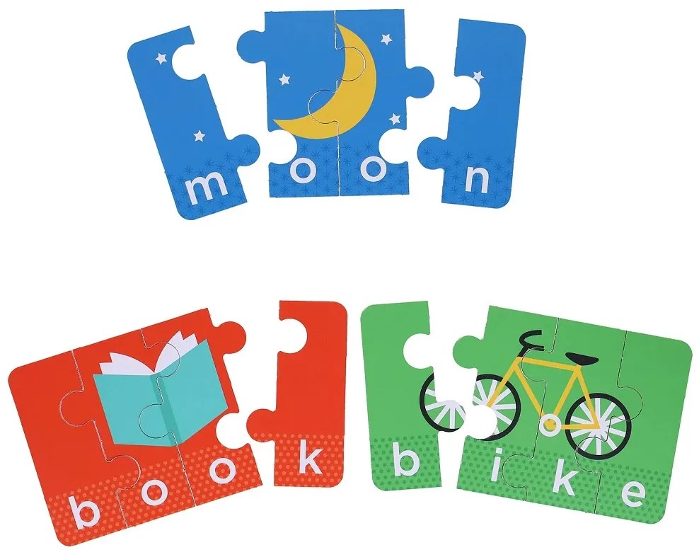 Petit Collage Moje první hláskování puzzle s předměty