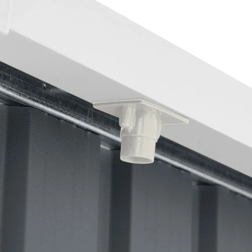 Zahradní domek BestBerg ZDSL-6A / 6,6 m² / 238 x 279 x 203 cm / šedá