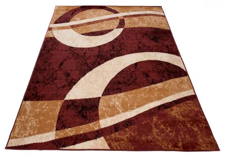 Kusový koberec PP Ray hnědý 130x190cm