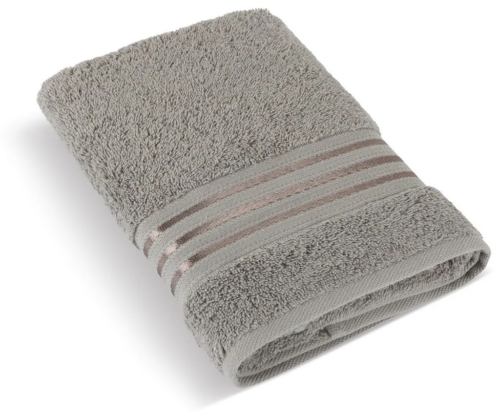 Bellatex Froté ručník kolekce Linie tmavě šedá, 50 x 100 cm, 50 x 100 cm