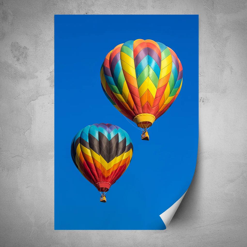 Plakát - Balóny v letu (80x120 cm) - PopyDesign