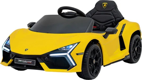 Elektrické autíčko Lamborghini Revuelto žluté