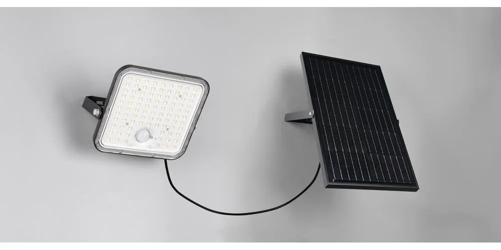 LED nástěnné solární venkovní svítidlo s časovačem (výška 19 cm) Acora – Trio