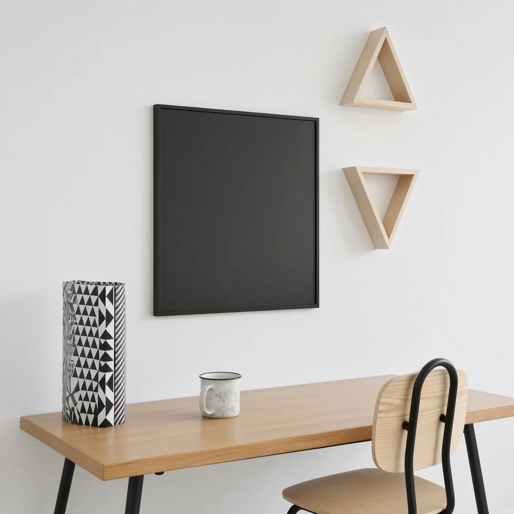 Toptabule.sk Černá magnetická popisná tabule PREMIUM v hliníkovém černém rámu 120x90 cm