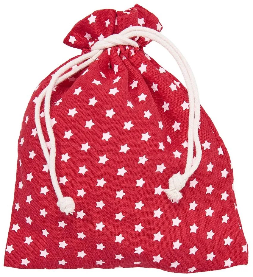 PACK-A-BAG Taštička hvězdy 14 x 18 cm - červená