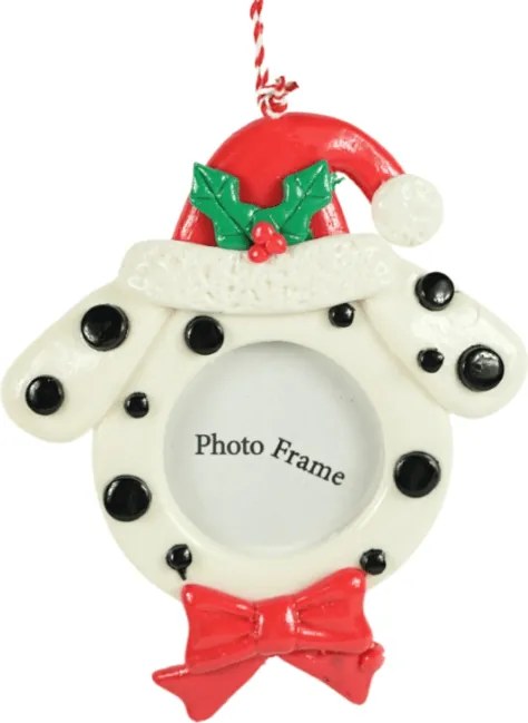Vánoční ozdoba fotorámeček BEST FRIEND 12 cm, pes