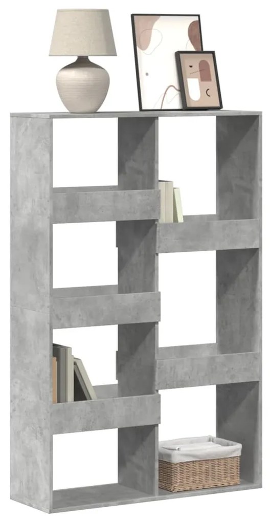 Knihovna betonově šedá 100 x 33 x 155,5 cm kompozitní dřevo 3309396