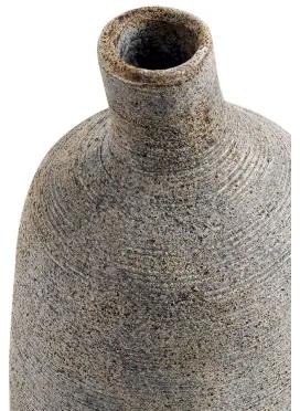 Terakotová váza Rustic Stain Grey 26 cm Muubs