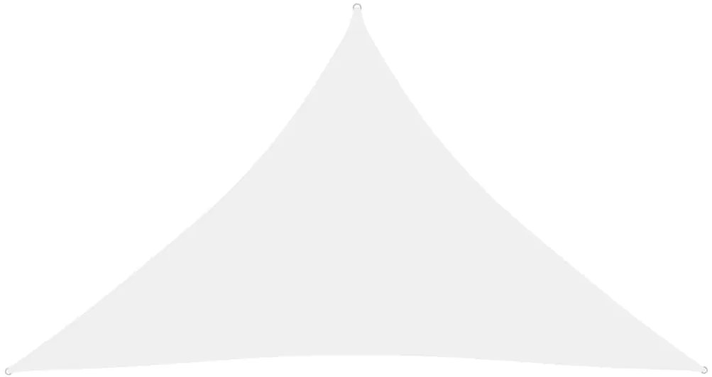 135282 vidaXL Stínící plachta oxfordská látka trojúhelník 3 x 3 x 4,24 m bílá