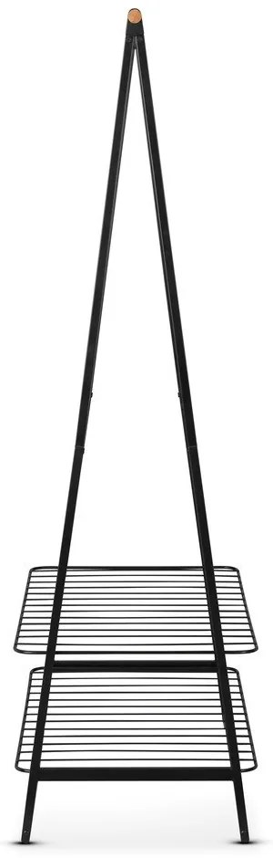 Černý ocelový stojan na oblečení Linn – Brabantia