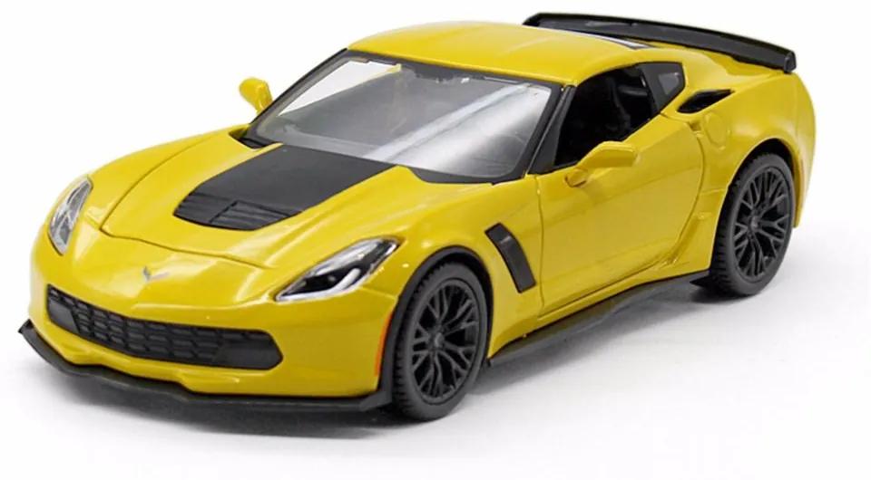 Maisto Corvette Z06 (2015), Žlutá 1:24