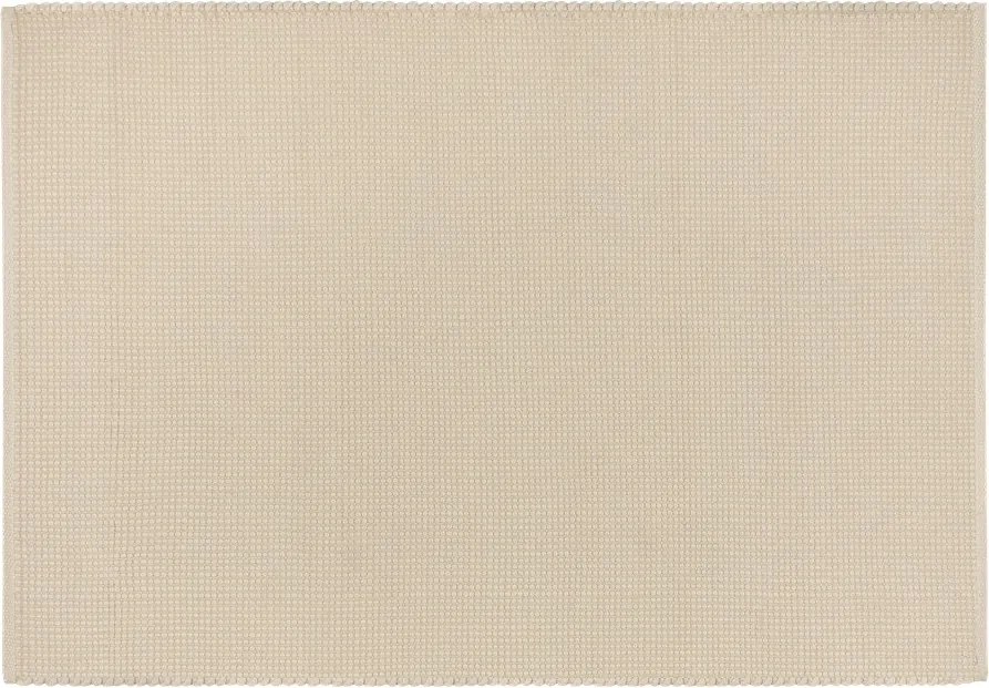 Béžový ručně tkaný vlněný koberec 200x300 cm Talo – noo.ma