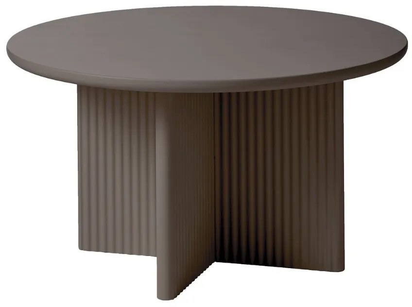 Designový konferenční stolek Dallyce 80 cm taupe
