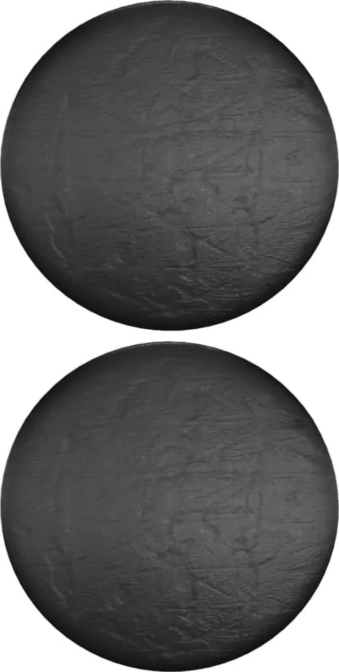 Plachty na zahradní nábytek 2 ks 10 oček Ø 230 x 90 cm kulaté 3155353