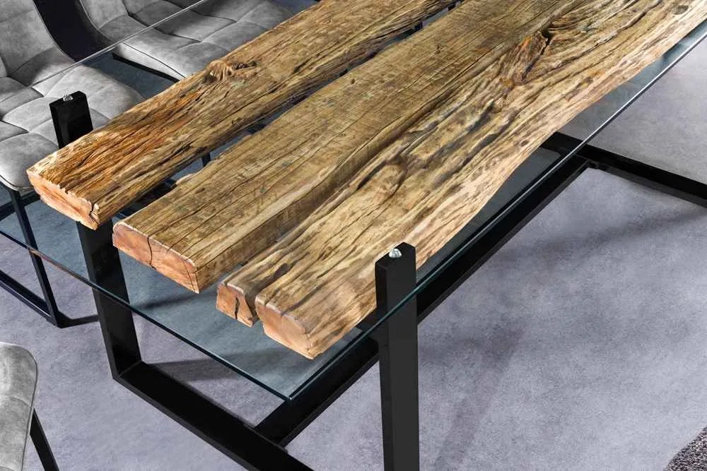 Designový jídelní stůl Shark II 220 cm teak