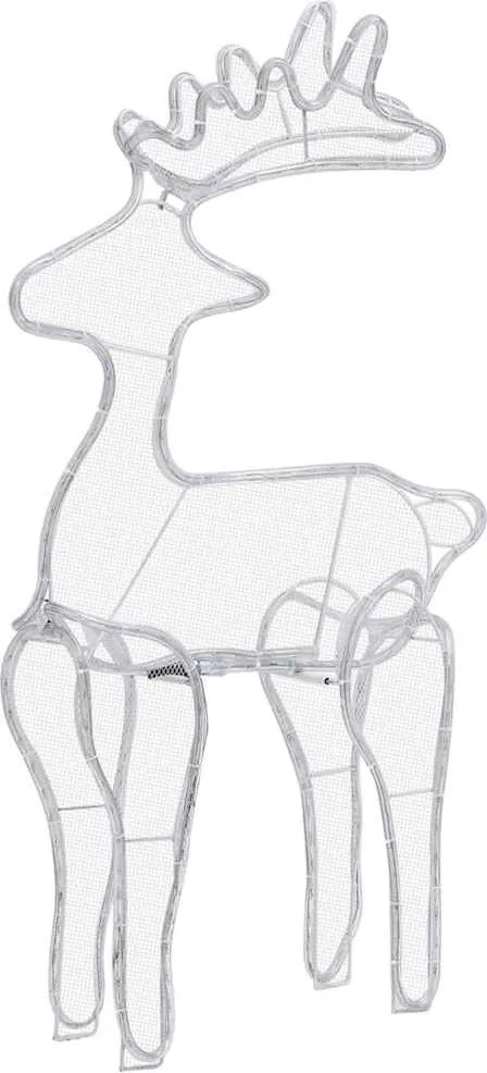 Sob vánoční dekorace s výpletem 306 LED diod 60 x 24 x 89 cm 329823